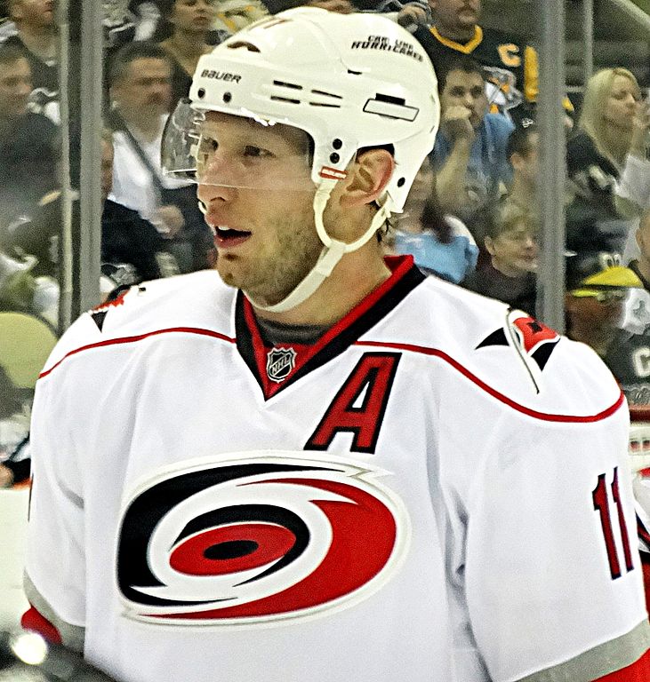 Staal sets Hurricanes record for most goals in a playoff series