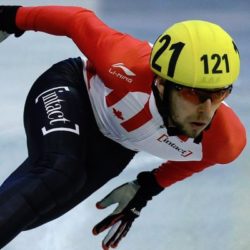 Steven Dubois wins Olympic bronze in the men's 500 metre short track ...