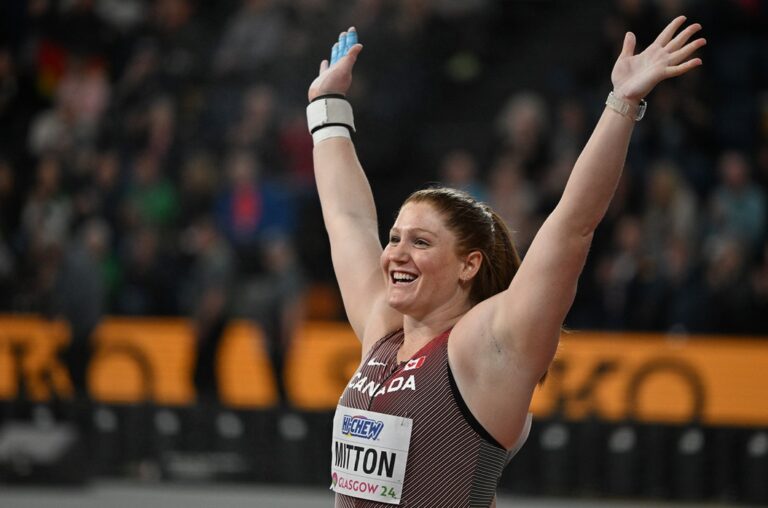 Sarah Mitton wins Diamond League shot put finals in Belgium