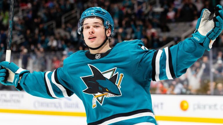 Sharks forward Macklin Celebrini named NHL first star of the week
